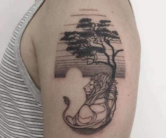 Tatuaż lew – znaczenie, historia, 50 zdjęć